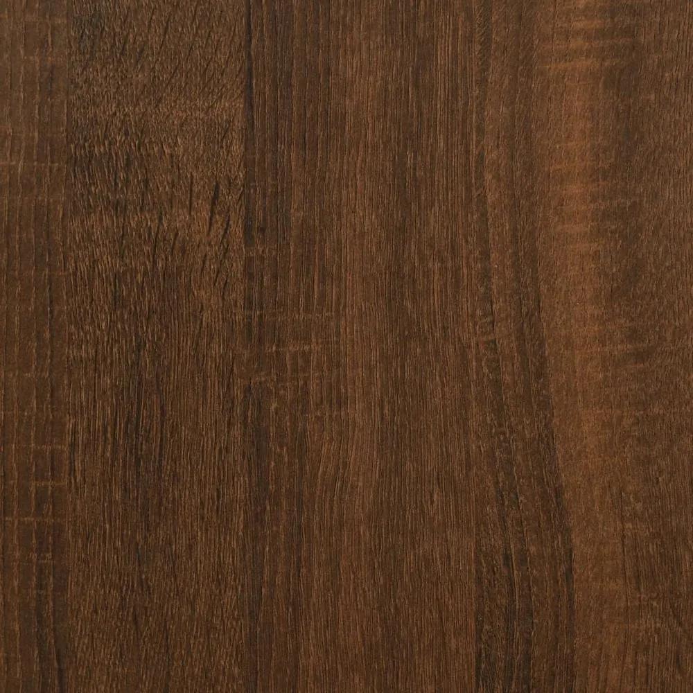Petromila Knihovna hnědý dub 69,5 x 32,5 x 90 cm kompozitní dřevo