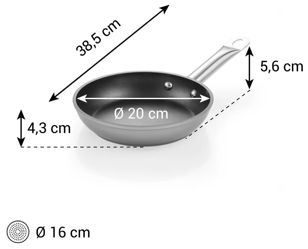 TESCOMA Pánev GrandCHEF+ ø 20 cm