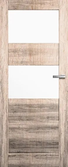 Interiérové dveře vasco doors TEO model 4 Průchozí rozměr: 70 x 197 cm, Orientace dveří: Levé dveře, Dekor: Buk jasmínový