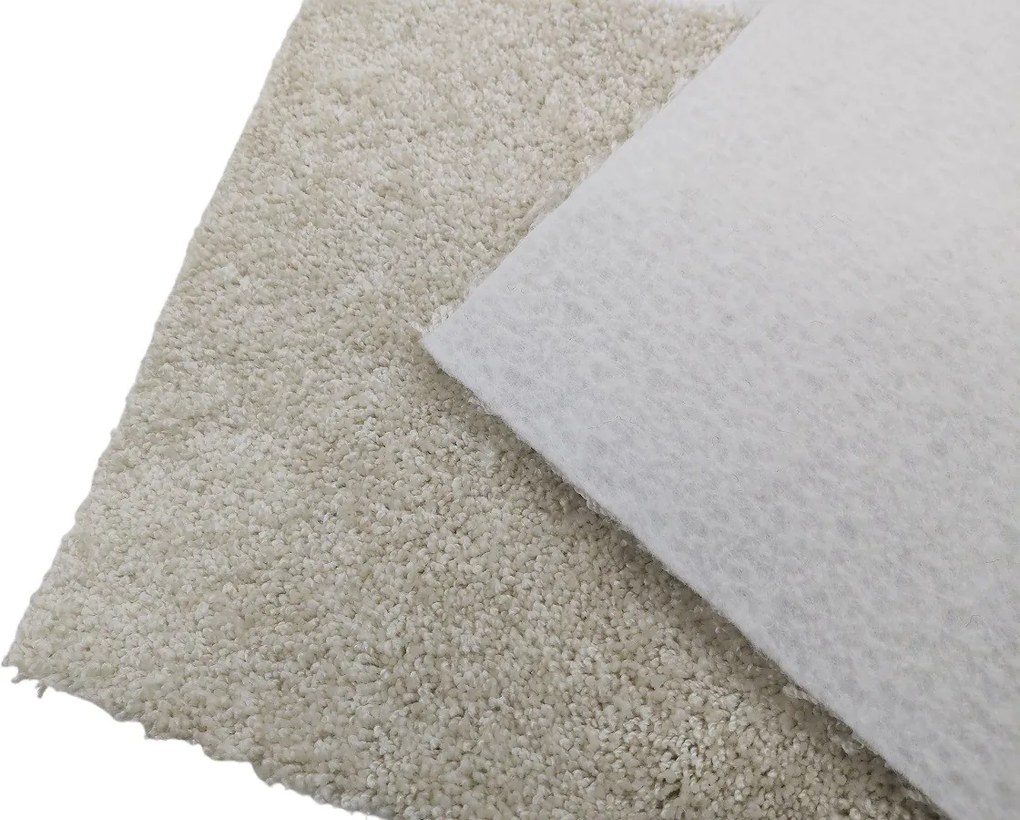 Vopi, Metrážový koberec Capri Lux cream - neúčtujeme odřezky z role, na míru, šíře 2m,3m,4m, béžová, filc, dětský pokoj