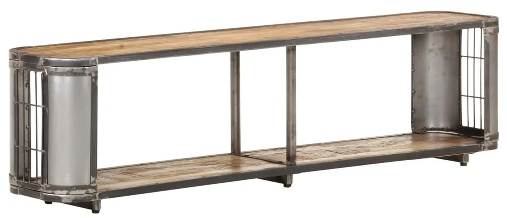 TV stolek 150 x 30 x 40 cm masivní mangovníkové dřevo 321958