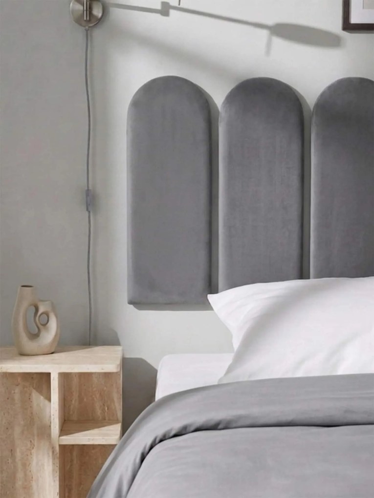 Sinsay - Čalouněné stěnové panely 2 pack - šedá