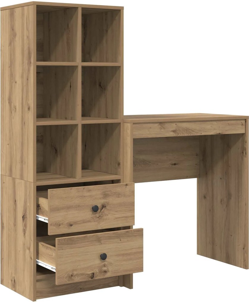 Stůl Artisanový dub 115,5 x 40 x 127 cm 2 ks 3337312