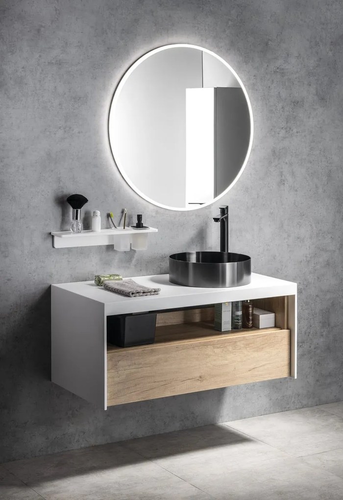 Sapho VISO 80 cm VS080 zrcadlo kulaté LED podsvícené