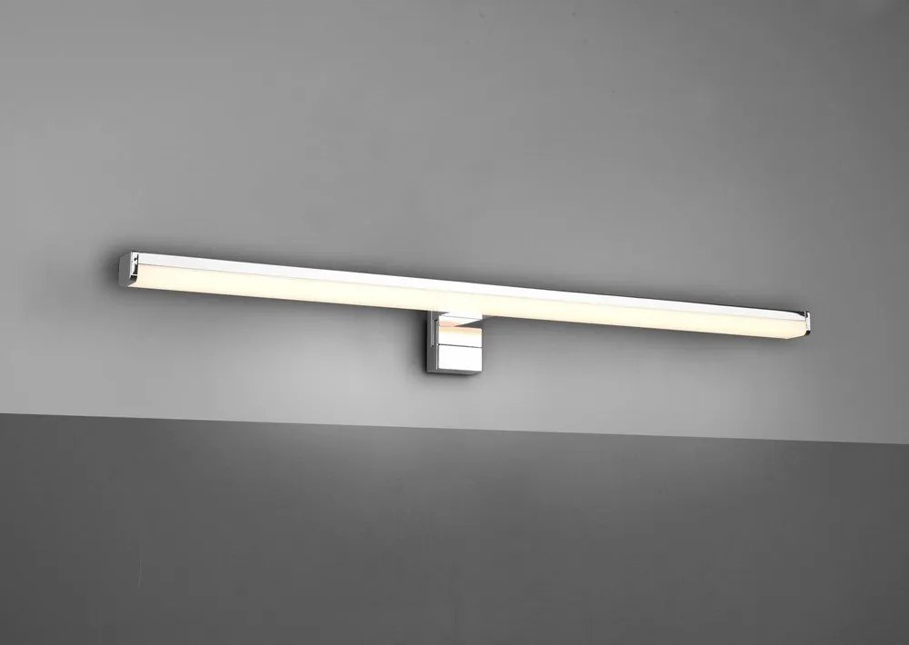 LED nástěnné svítidlo v leskle stříbrné barvě (délka 60 cm) Lino – Trio