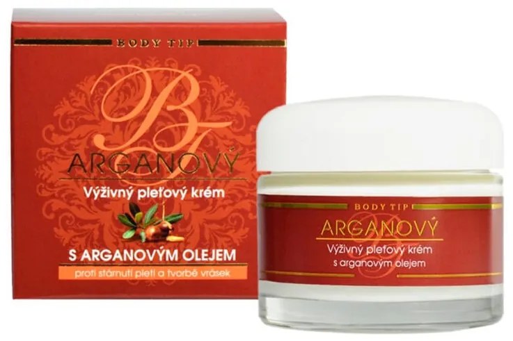 Výživný pleťový krém s Bio arganovým olejem BODY TIP 50 ml