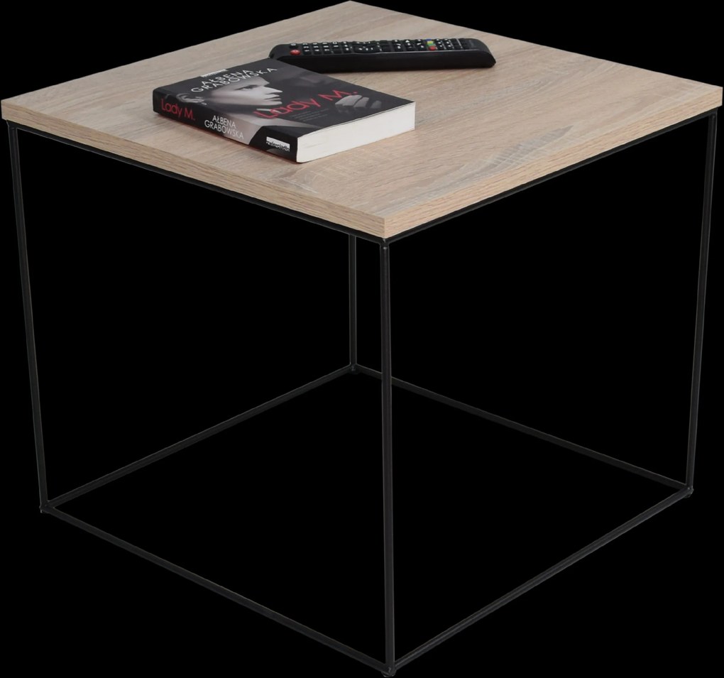 ADRK Furniture Konferenční stolek ELENA 50x50 CT-ELE-B-S