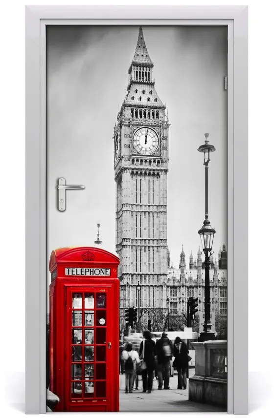 Fototapeta samolepící na dveře Big Ben Londýn 85x205 cm