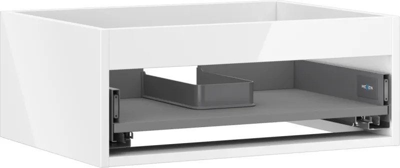 Mexen Box-A, závěsná skříňka 60 cm, 1 zásuvka, bílá lesklá, 91AX0-0600-235-1-00