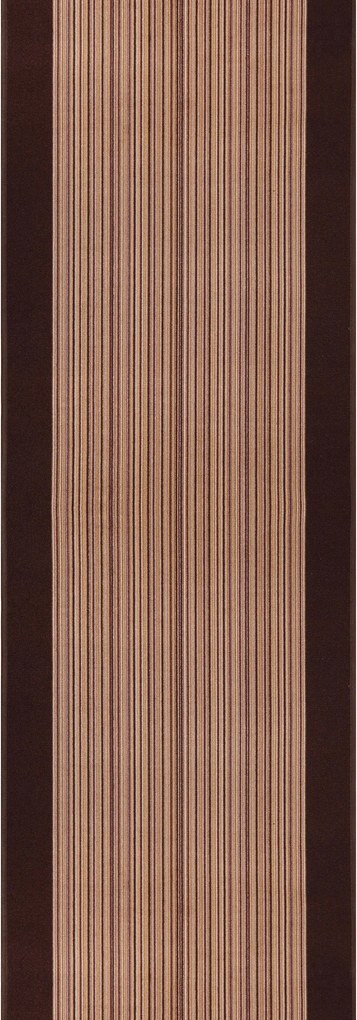 Associated Weavers, Protiskluzový běhoun na míru Carnaby 41, šíře 67 cm, hnědá, chodba / předsíň