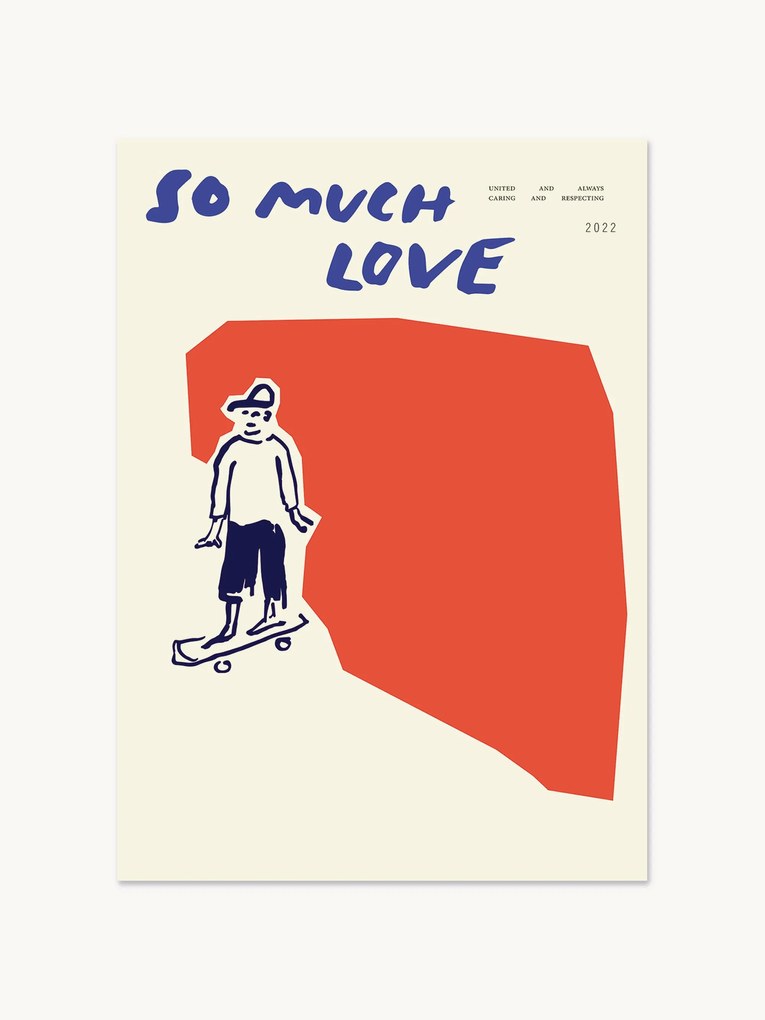 Plakát So Much Love Skateboard