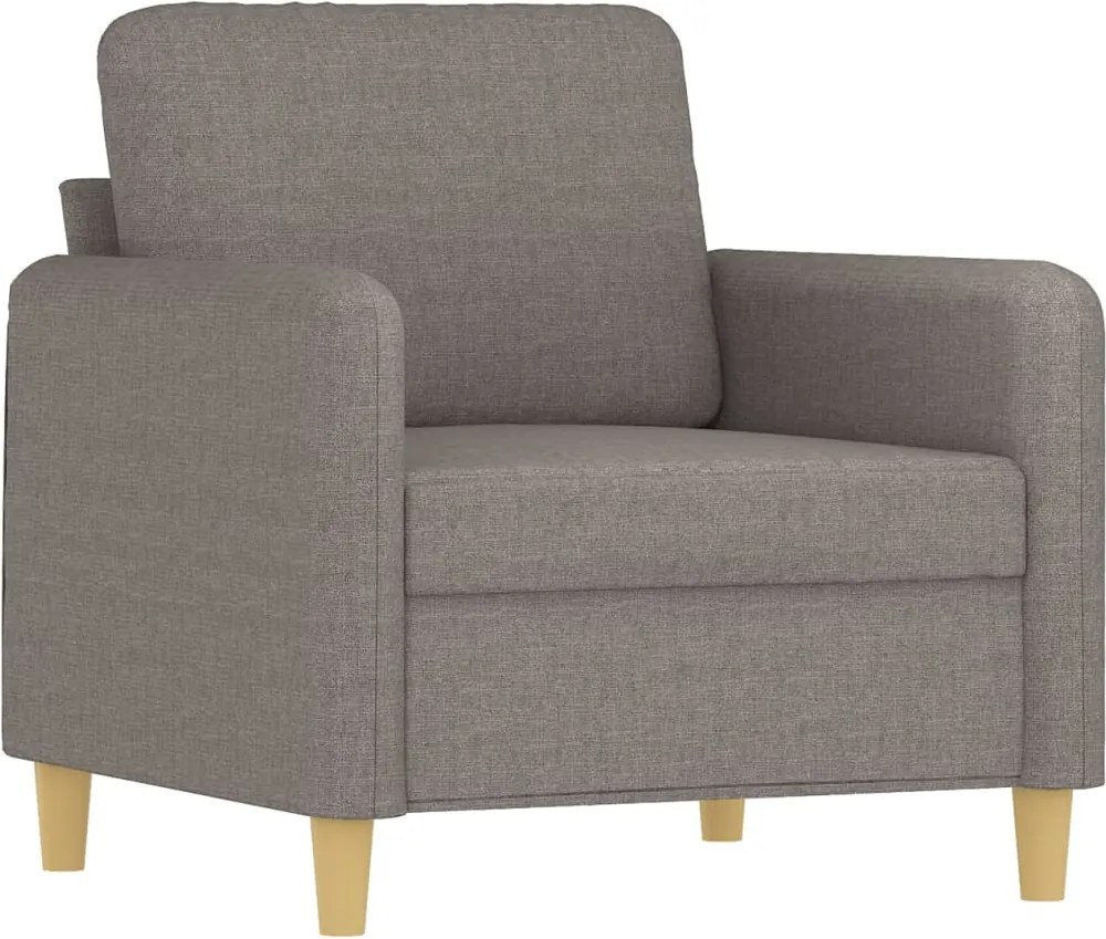 4dílná sedací souprava s poduškami taupe textil 3202069