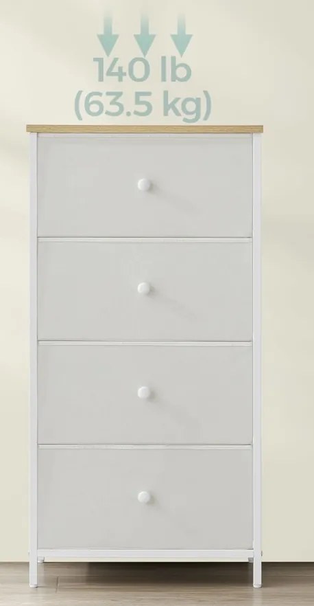 Komoda Parkes 91,7 cm bílá