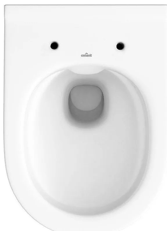 Cersanit City Oval CleaOn, závěsná wc mísa bez sedátka, bílá, K35-025