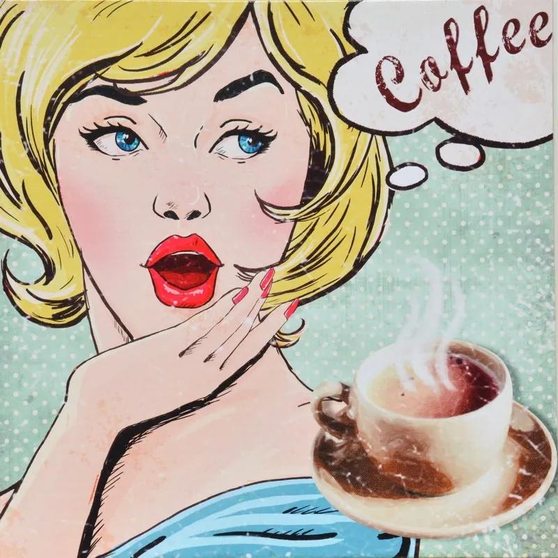 Obraz na plátně - Coffee (Pop Art)