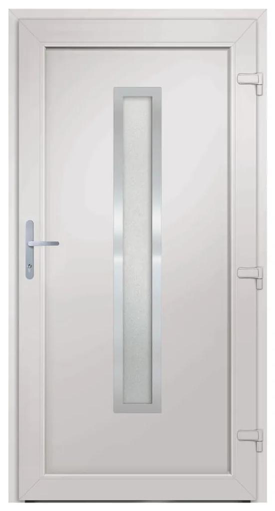 Vchodové dveře antracitové 98 x 200 cm PVC,  3187905