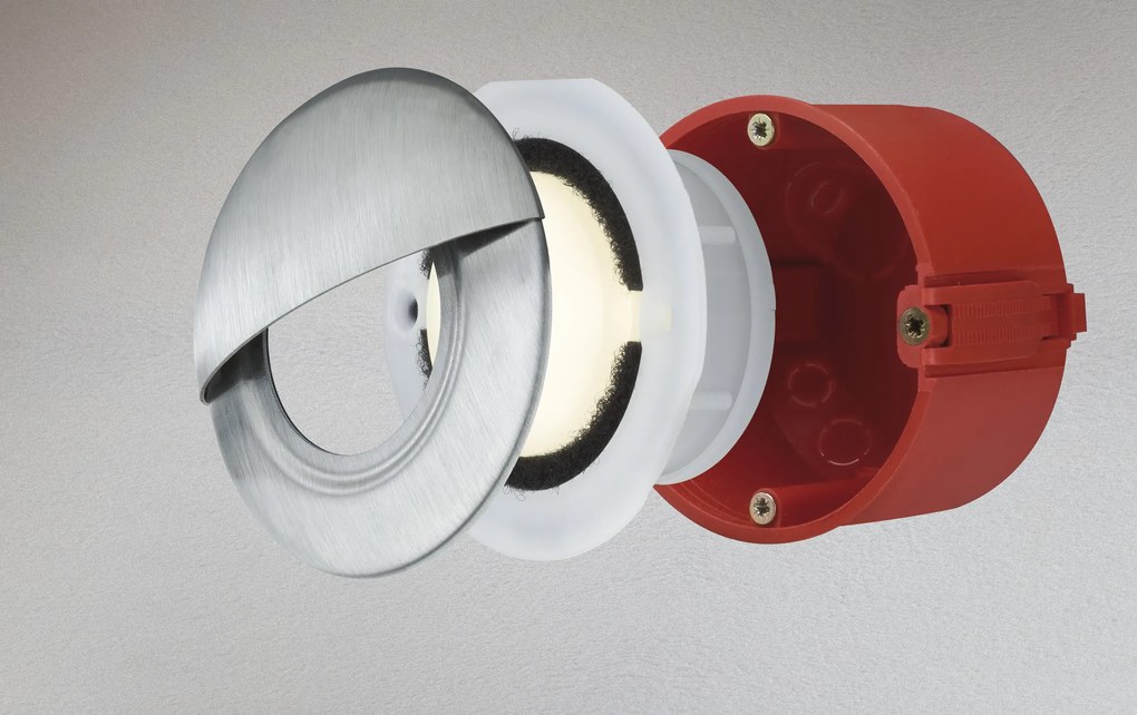 Paulmann 93740 Special Line IP65 Downlight Basic, zápustné svítidlo do krabice KU68, 1x1,4W LED, 3000K, prům. 7,6cm