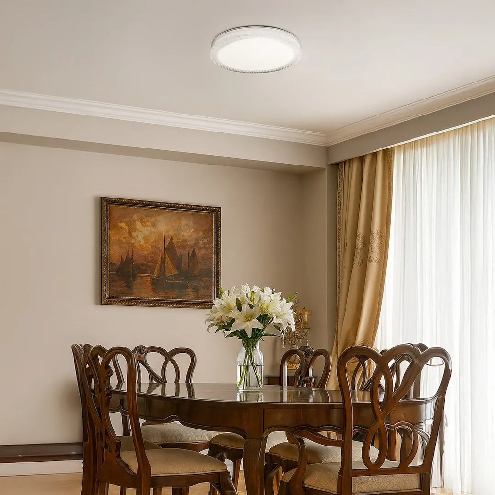 Stropní LED svítidlo Vigo, 1x LED 24w, 4000k, (fi 38cm), w