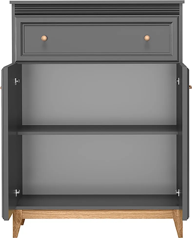 TERRA s | komoda TA-4 | 92 cm | šedá