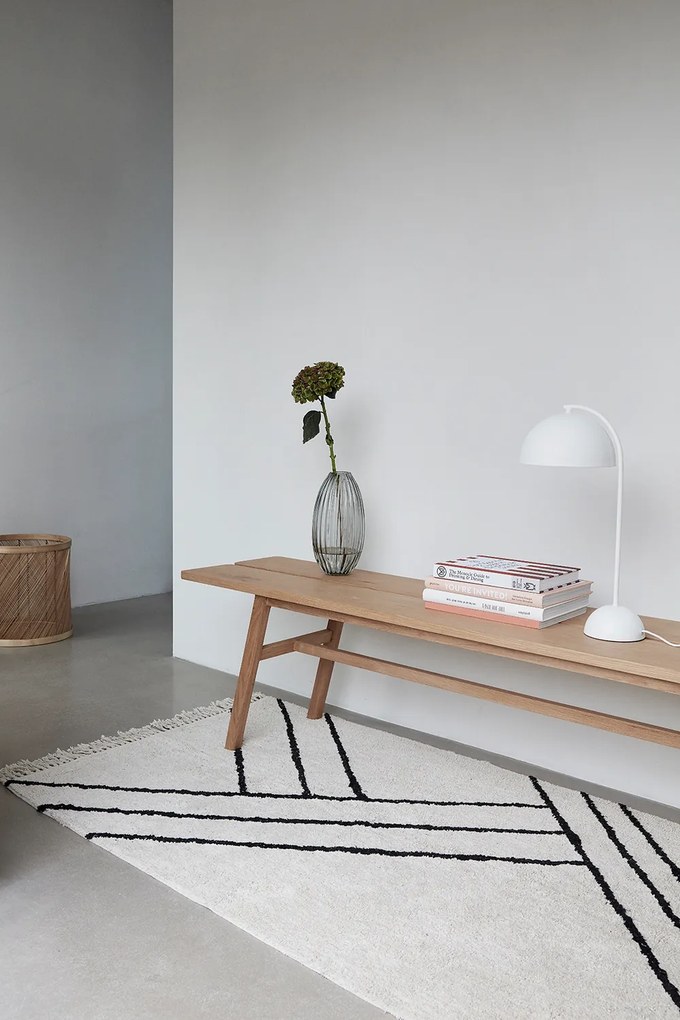 Hübsch Stolní lampa FORM bílá 890602