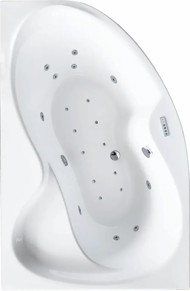 Essente ExclusiveLine ROSA 140x105 PRAVÁ  hydromasážní vana 140 × 105 cm HYDROMASÁŽNÍ SYSTÉM: ADVANCED