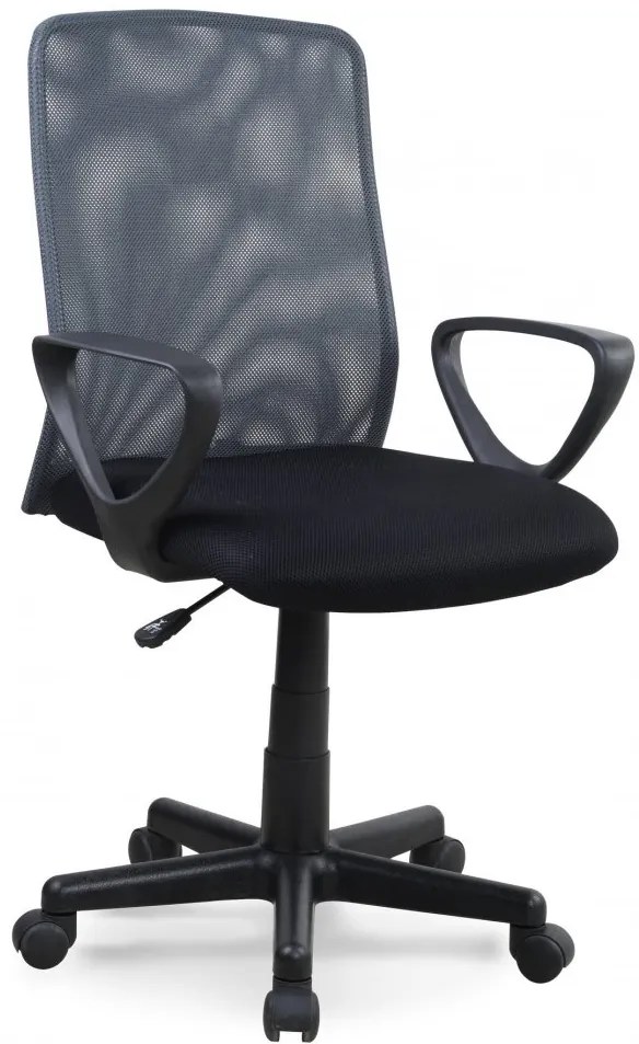 Kancelářská otočná židle ALEX - látka, černá