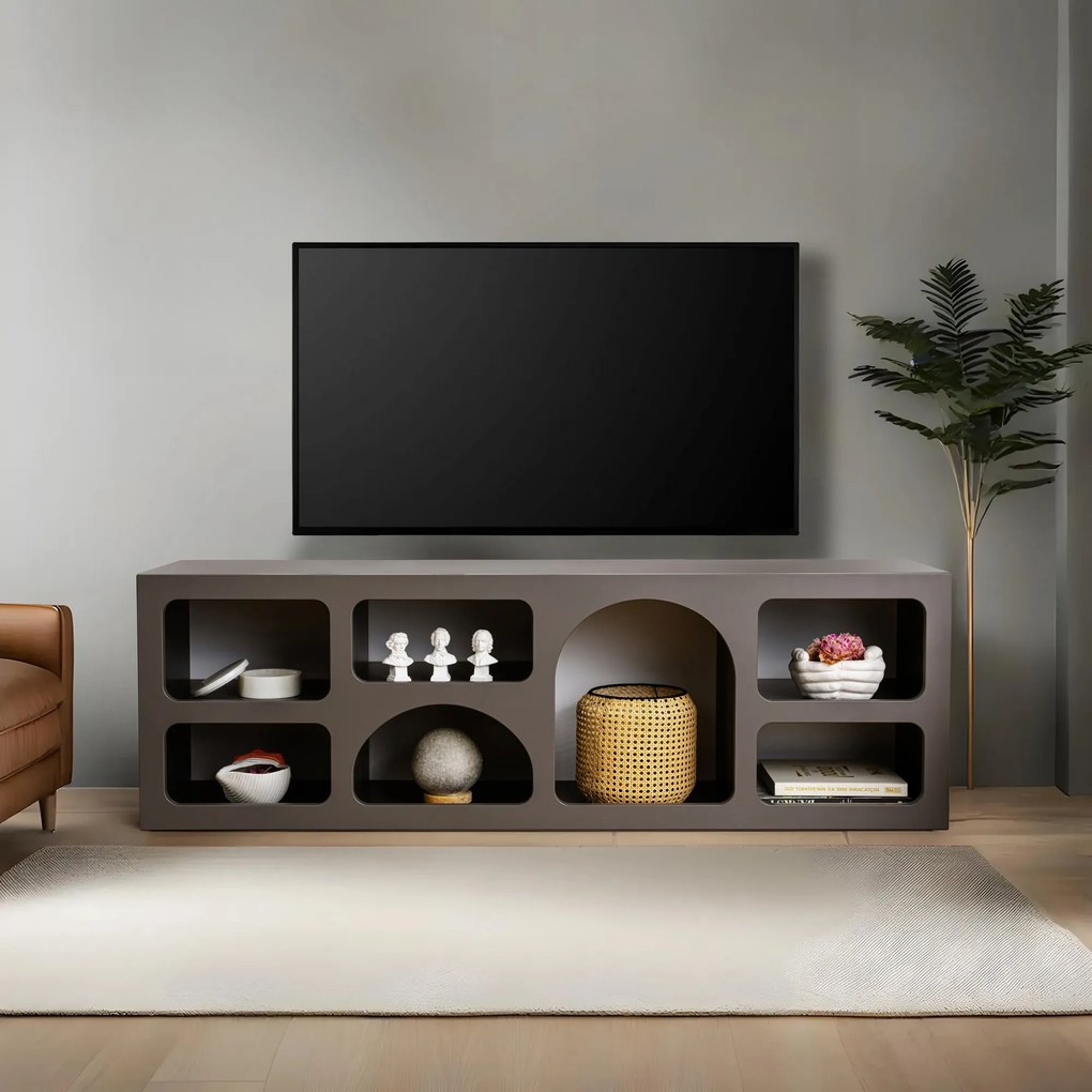 Kalune design Konzolový stolek LORIN antracitový