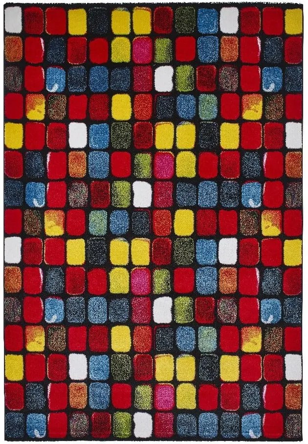 Kostkovaný koberec Think Rugs Sunrise, 120 x 170 cm