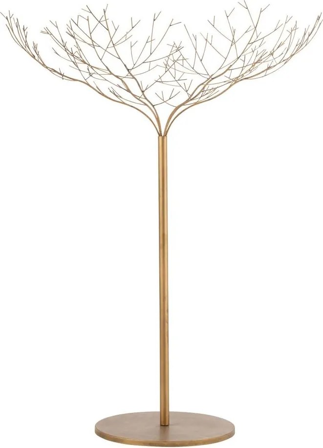 Zlatý veliký kovový dekorační strom Tree Gold - 135*135*180 cm