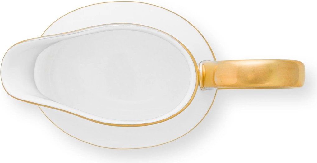 Pip Studio Pip Chique Stripes mlékovka 260ml, žlutá (Porcelánová mlékovka 260 ml)