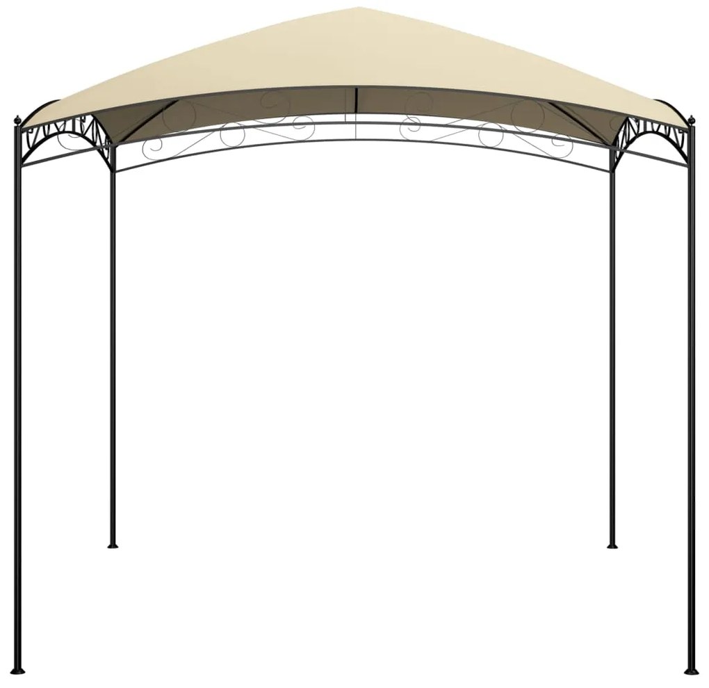 vidaXL Marketos Altán 3 x 3 x 2,65 m krémový 180 g/m²