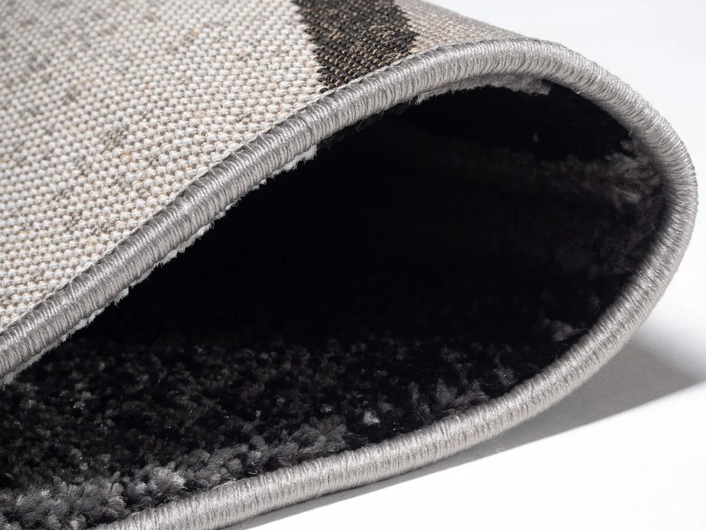 Spoltex, Kusový koberec Enigma grey 9358, 200x290, šedá, kancelář