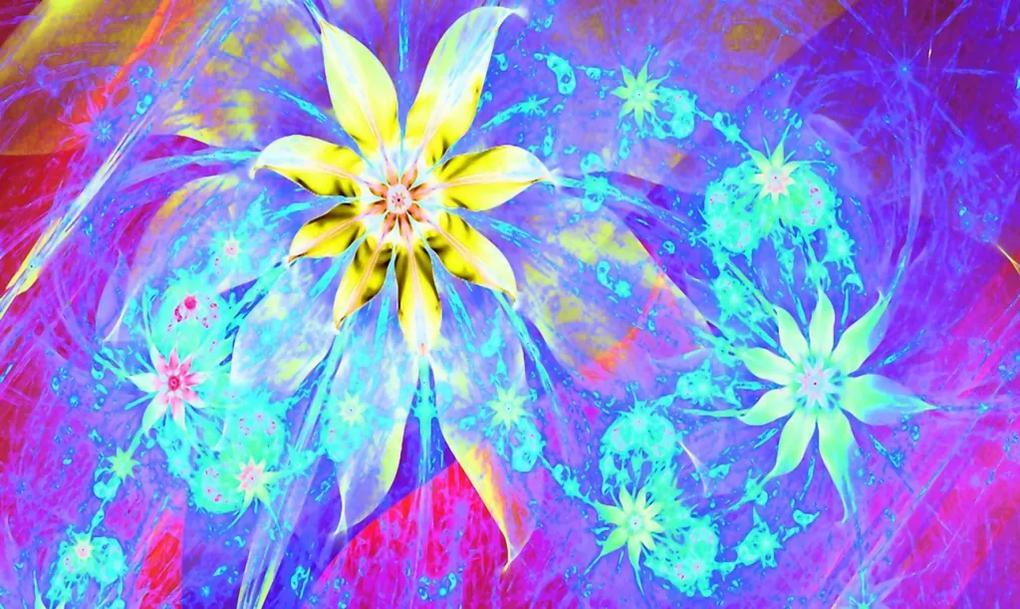 Malvis ® Obraz - Pastelové květiny Velikost: 120x80 cm
