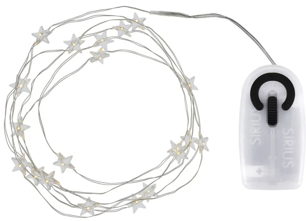 Sirius Sirius LED řetěz Trille Silver 1,9m (20 LED světel)