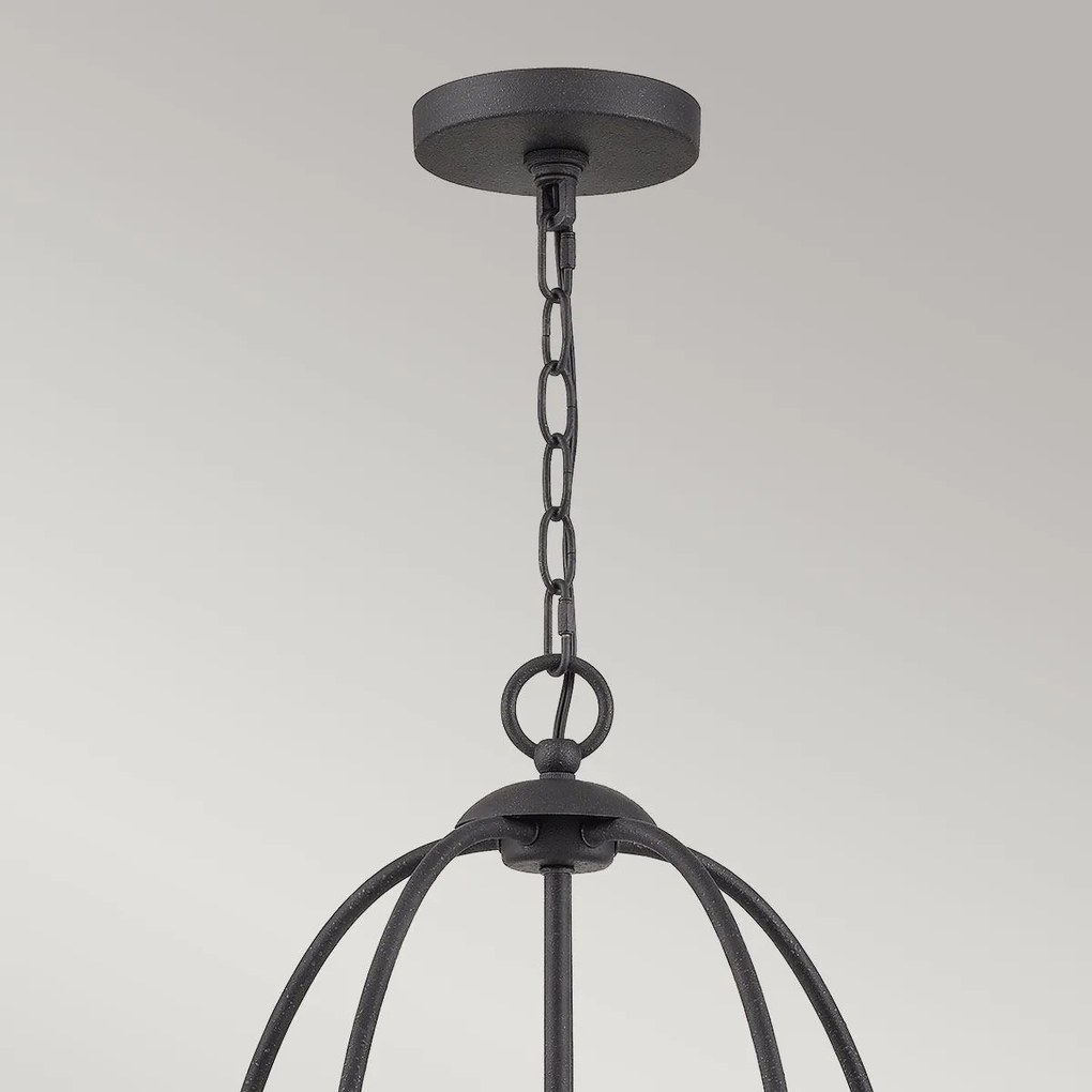Elstead BRADBURY pětiramenný lustr 64 cm šedý 5xE14