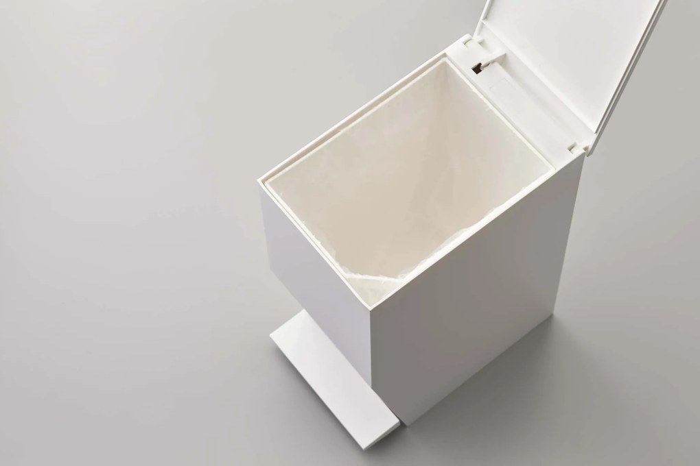 Yamazaki, Odpadkový koš do koupelny Tower 3385 Sanitary Trash Can | 3 |9L | bílý