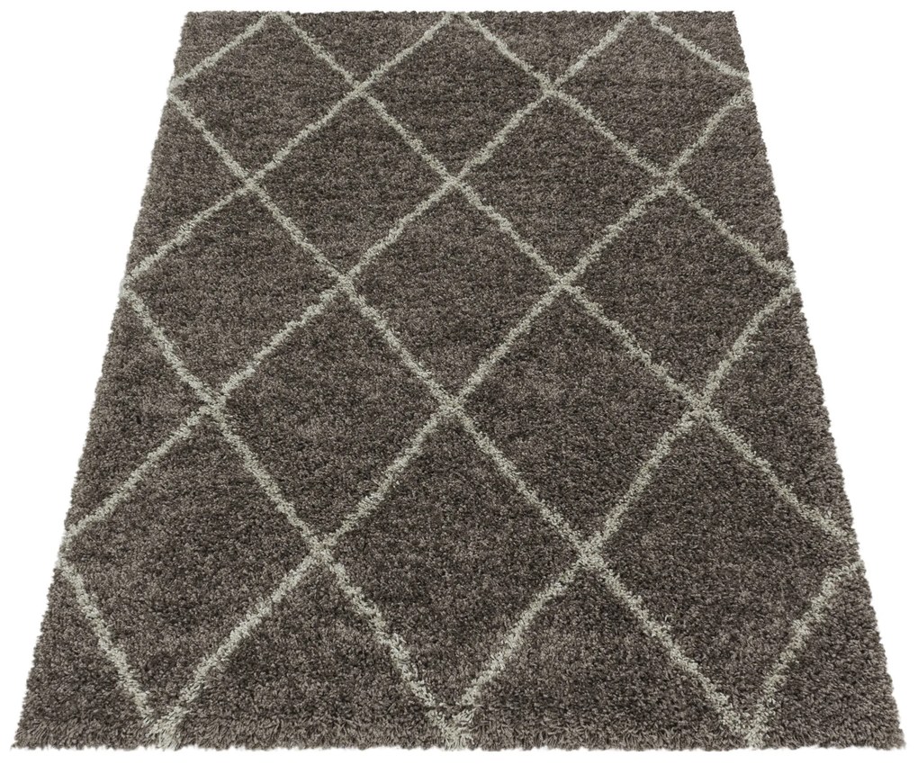 Ayyildiz Kusový koberec ALVOR 3401, Taupe Rozměr koberce: 140 x 200 cm