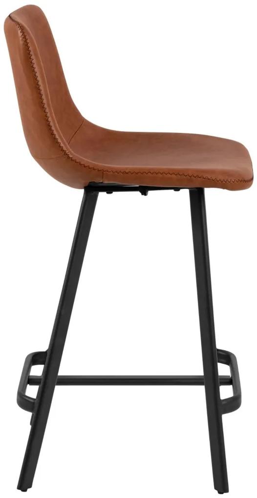 Barová židle Oregon 93 cm brandy hnědá