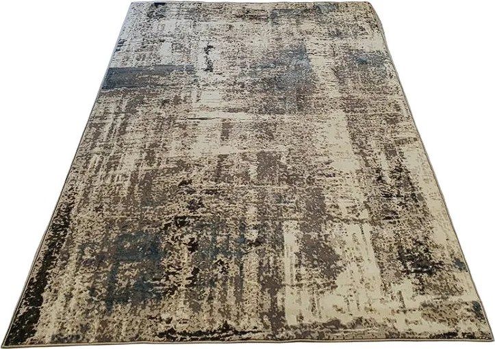 HU Šedo-modrý moderní koberec Luxess 89-Navy Rozměr: 60x110 cm
