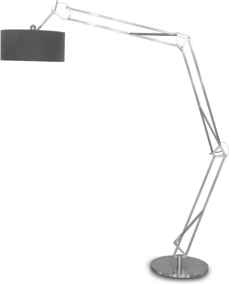 lampa Milano XL, barva kov velikost: L, barva stínidla: dark grey (DG)