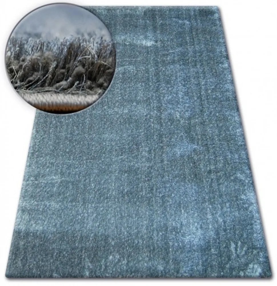 *Luxusní kusový koberec Shaggy Verona šedý, Velikosti 80x150cm
