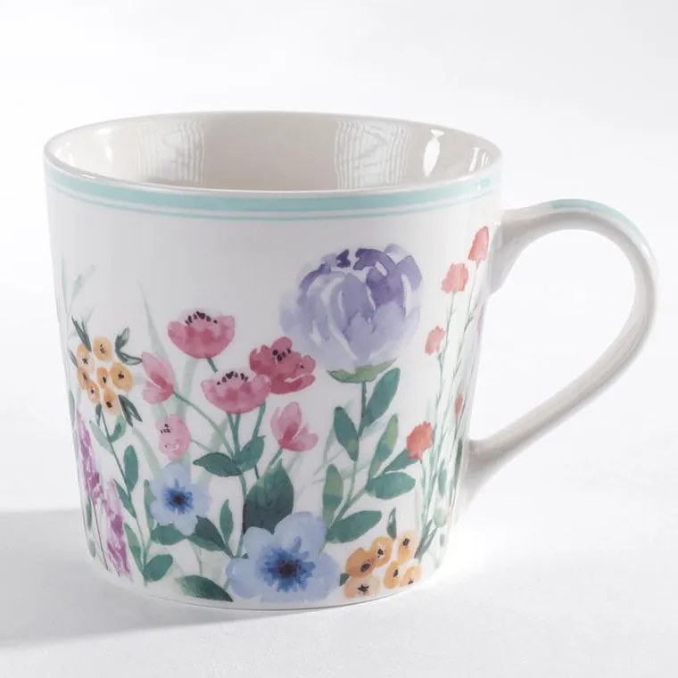 Porcelánový hrnek KVĚTY 440 ml