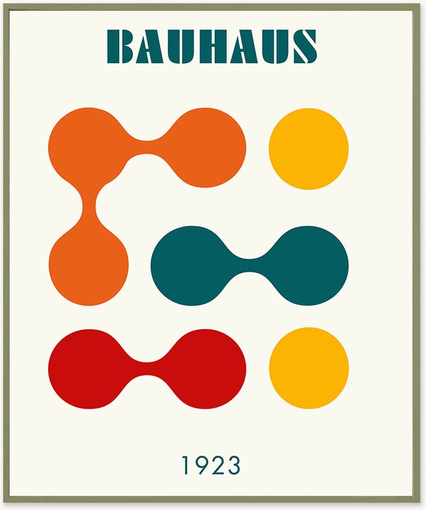 Zarámovaný digitální tisk Bauhaus
