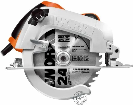 Výrobce: Worx WORX 45900445 WX445 - Okružní pila 190mm, 1600W