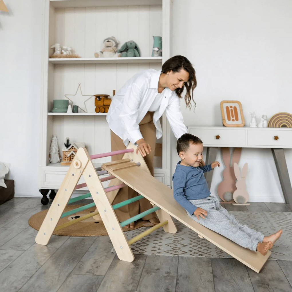 Piklerové trojúhelník pastelový a oboustranná deska