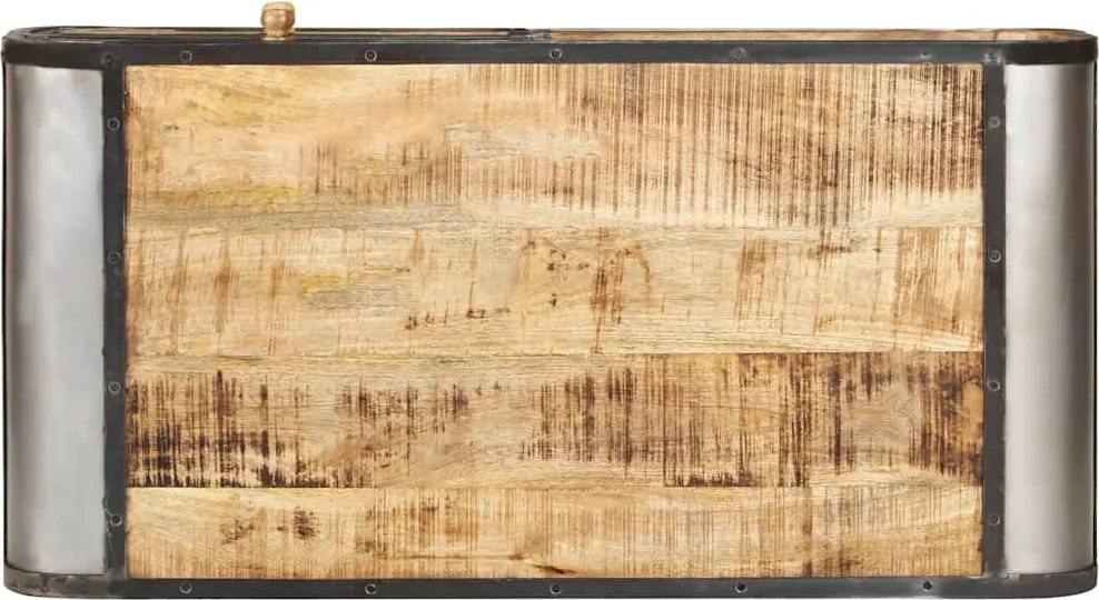 Konferenční stolek 100 x 50 x 35 cm masivní mangovníkové dřevo 247804