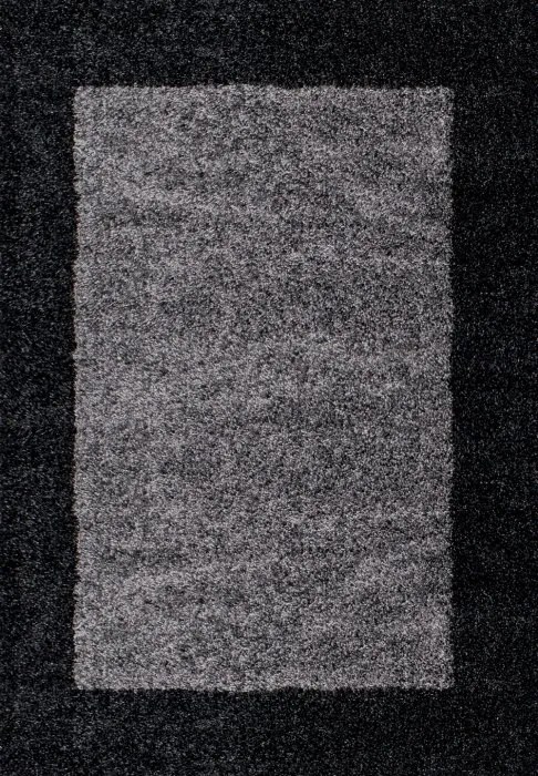 Ayyildiz Chlupatý kusový koberec Life Shaggy 1503 černý Typ: kulatý 160 cm