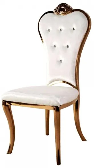 Židle Elicia beige s-elicia-beige-1027 barokní židle