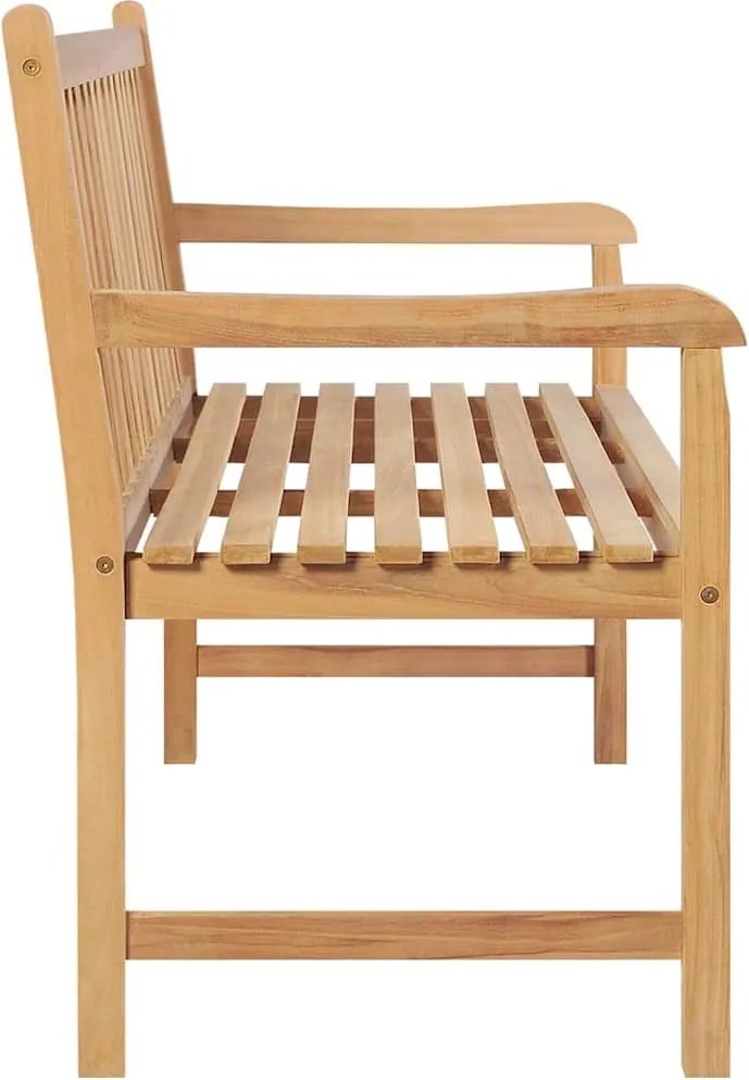 Zahradní lavice 114 cm masivní teakové dřevo 316622