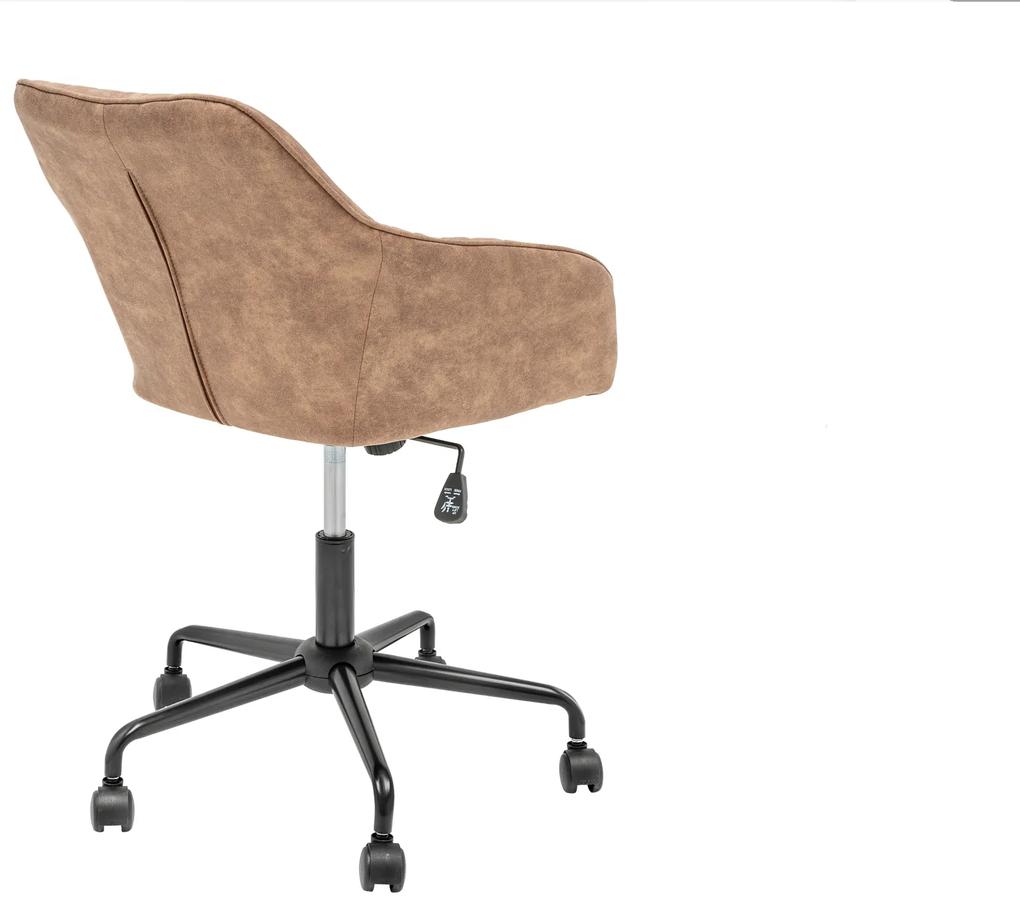 Noble Home Kancelářská židle TUVIS, taupe starožitná